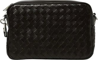 Bottega Veneta Homme, Sacs, Brun, Taille: ONE Size Sac Camera en Cuir Tressé