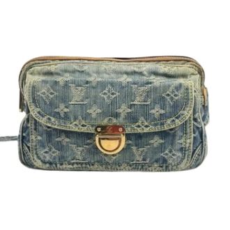 Louis Vuitton Sac Banane Vintage en Denim Pre-owned - Femme - Pre-owned - Bleu - Taille: ONE Size
