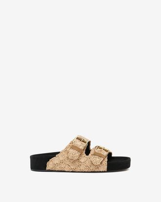 Isabel Marant Sandales Lennyo - Femme - Naturel - Taille 39 - Isabel Marant