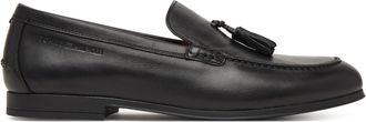 Tommy Hilfiger Slipper Tommy Hilfiger Flex Hilfiger Lth Tassel Loafer FM0FM05891 Schwarz