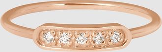 Gigi Clozeau Bague Ama Or Rose Diamants