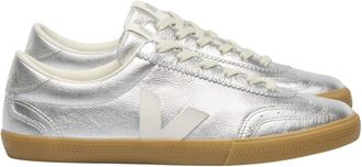 Veja Femme, Chaussures, Gris, Taille: 40 EU Volley -Traced Leather Baskets