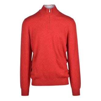 Gran Sasso Homme, Sweatshirts et sweats &agrave; capuche, Rouge, Taille: 3XL Pull zipp&eacute;