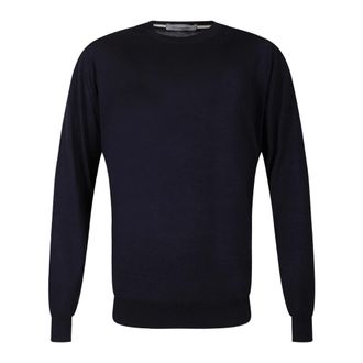 Paolo Pecora Homme, Pulls, Bleu, Taille: 2XL Pull Col Rond Bleu