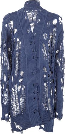 Yohji Yamamoto Thread Knit Long Cardigan