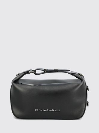 Christian Louboutin Porte-documents Kosmica en cuir de veau lisse noir