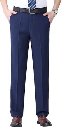Generic Pantalon classique formel pour homme Coupe classique Pantalon d&eacute;contract&eacute; Pantalon extensible confortable Pantalon daffaires formel, bleu b&eacute;b&eacute;, 44