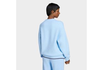 adidas Originals Kapuzensweatshirt ESS KNIT TIPPING CREW sportlicher Stil, lockerer Schnitt, mit Kapuze, in Strickoptik