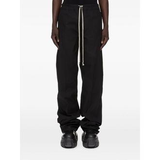 Rick Owens Tower Dietrich Drawstring Pants In Heavy Poplin