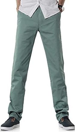 Demon&Hunter 900X Série Pantalon Chino Homme Coupe Classique à Jambe Droite DH9017(30)