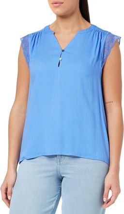 Only Womens ONLNINA Capsleeve TOP WVN T-Shirt, Ultramarine, XL