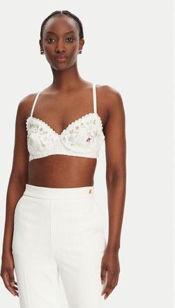 Elisabetta Franchi Bralette-BH RG00252E2 360 Weiß Slim Fit