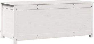 vidaXL Truhe Weiß 110x50x45,5 cm Massivholz Kiefer - Vidaxl