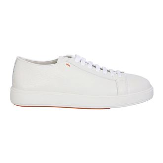 Santoni Homme, Chaussures, Blanc, Taille: 41 1/2 EU Baskets
