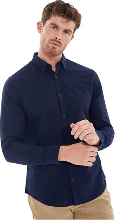 Threadbare Hemd f&uuml;r Herren, Oxford-Stil, Regul&auml;r (2er-Pack) (Marine/Denim)