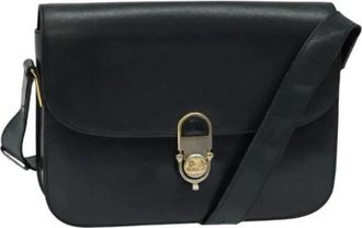 Celine Pre-owned Cuir sacs-celine - Femme - Pre-owned - Noir - Taille: ONE Size