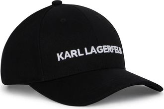 Karl Lagerfeld Caps & Mützen - Kappe mit Logostickerei - Gr. ONE SIZE - in Schwarz - für Damen