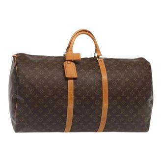 Louis Vuitton unisex, Pre-owned, Brun, Taille: ONE Size Sac Week-end Vintage en Toile Pre-owned