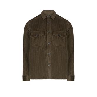 Editions 102 Chemise en velours c&ocirc;tel&eacute;