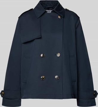 Jake*s Casual Trenchcoat in kurzem Design mit Baumwoll-Anteil