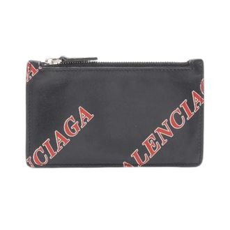 Balenciaga Porte-cartes et porte-monnaie en cuir Pre-owned - Femme - Pre-owned - Noir - Taille: ONE Size