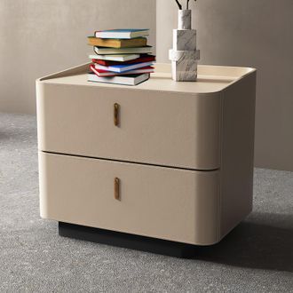 Generic Nachttisch Aus Massivholz, Nachtschrank Keine Installation Erforderlich, Beistelltisch Für Wohnzimmer, Schlafzimmer, Büro, Wohnung(Khaki,30cm)