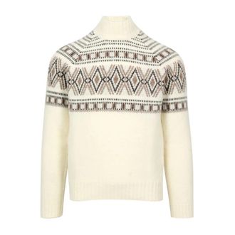 Gran Sasso Rundhals-Pullover - - Knitwear - Herren - Beige - M