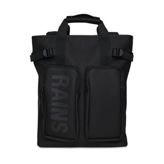 Rains Stilvoller Rucksack - - Bags - Herren - Schwarzk - ONE SIZE