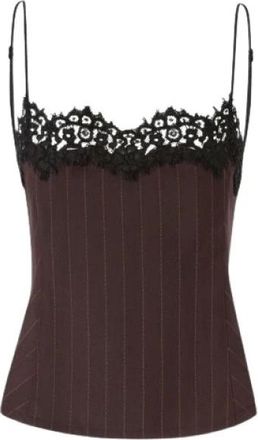 Pinko &Auml;rmelloses Oberteil - - Tops - Damen - Rot - M