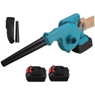 Trade Shop Trade Shop - 36V 2.0AH wiederaufladbarer doppelakku-laubbl&auml;ser-sauger