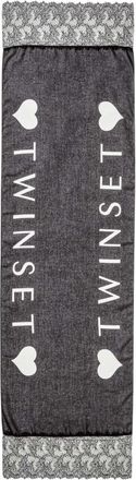 Twinset Stola mit Spitzenbesatz - - Accessories - Damen - Schwarzk - ONE SIZE