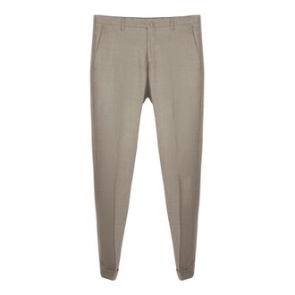 BRIGLIA 1949 Homme, Pantalons, Beige, Taille: XL Pantalon en laine vierge