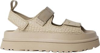 UGG Ugg, Femme, Chaussures, Beige, Taille: 41 EU Sandales Goldenglow Embossed