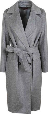 Max Mara Kurzer Mantel - Grau
