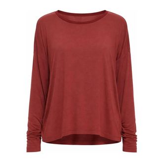 Transit Par-Such Langarm-T-Shirt - - Tops - Damen - Rot - XL