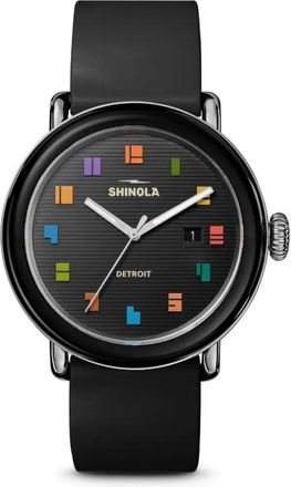 Shinola Leder 40mm - Schwarz
