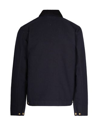 Carhartt Work in Progress Mens Jacket Detroit Black Rinsed Black-Black Black/black