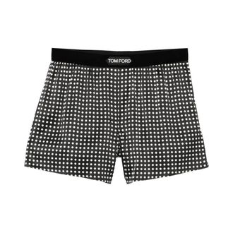 Tom Ford Homme, Maillots de bain, Noir, Taille: M Boxers &agrave; Pois