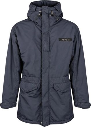 Aspesi Parka Boom Winter - - Coats - Herren - Blau - S