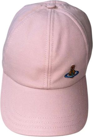 Vivienne Westwood unisex, Accessoires, Rose, Taille: L/Xl Casquette de baseball brod&eacute;e