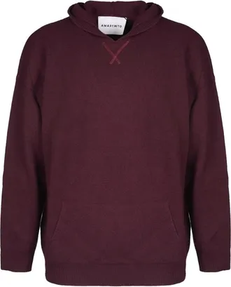 Amaranto Amar&aacute;nto, Homme, Pulls, Violet, Taille: XL V-neck Tricots