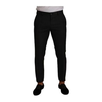 Dolce & Gabbana Tuxedo Anzughose - - Trousers - Herren - Grau - M