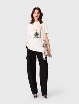 Maje X C&eacute;line-dion-t-shirt - Wei&szlig; - Maje