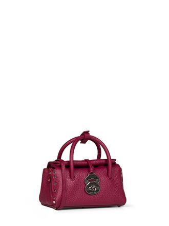 Zanellato Womens Handbag Dotta Baby Fuchsia Bovine Leather Handbags Hand Bags