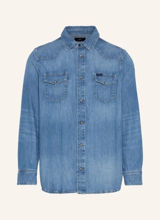 7 For All Mankind Western Shirt blau