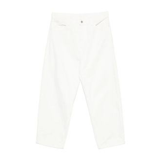 Carhartt Work in Progress Homme, Pantalons, Blanc, Taille: XL Jean Blanc en Soie & Nylon