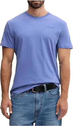 Tommy Jeans Homme, Tops, Bleu, Taille: L TShirt MC logo coton - Tommy Jeans
