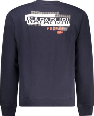 Napapijri Logo Crew Neck Sweatshirt - Navy