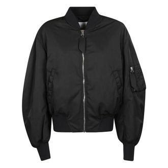 The Attico Oversized Nylon Bomberjacke - - Jackets - Damen - Schwarzk - XS