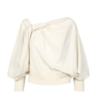 Alberta Ferretti Mixed Wollpullover - - Blouses & Shirts - Damen - Beige - M